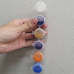 물감 소분용기 미술도구 미니 물감통 6구 5ml - SSG.COM