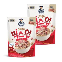 퀘이커 그래놀라 믹스업 딸기350gX2개 - SSG.COM