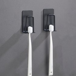 [홈앤시스] 304스테인리스 칫솔걸이 2p세트(블랙) - SSG.COM