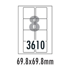 [폼텍] 분류표기용라벨 LS-3610(100매/8칸/69.8x69.8mm) // 0102445 - SSG.COM