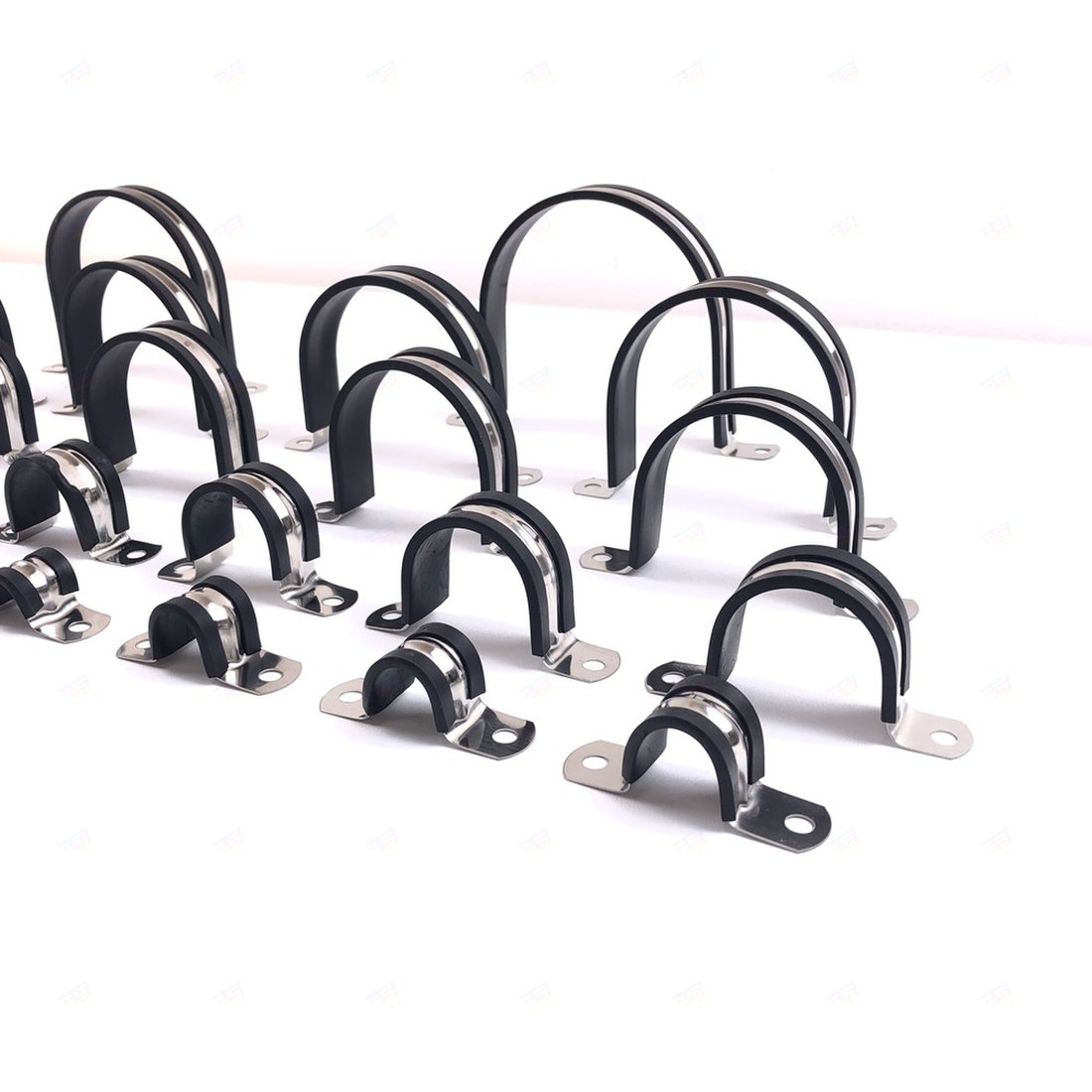 파이프 고정 섀들 서스 밴드 새들 양새들 호스 고정 고무 코팅 스텐 U자 클램프 반도 소켓 홀더 믿고 사는 즐거움 Ssgcom