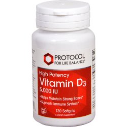프로토콜포라이프 밸런스 비타민 D3 고효능 5000 IU 소프트젤 120개 - SSG.COM