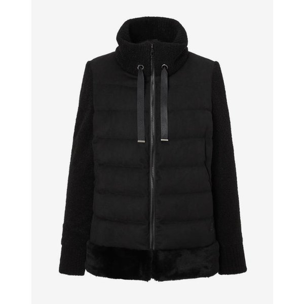 DAKS GOLF [21FW] 블랙 퍼배색 구스다운 집업가디건DNSW1D851BK - SSG.COM