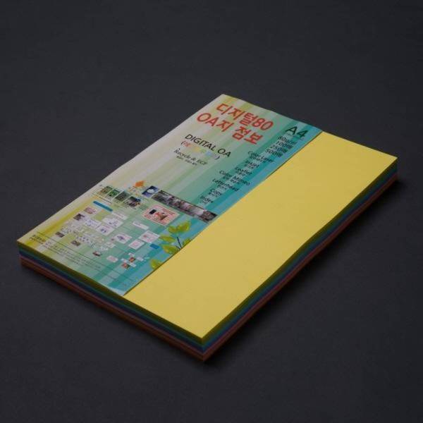 종이 털OA A4 80g 10색 혼합100매 1.Original - SSG.COM