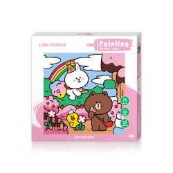 DIY 그림 그리기 라인프렌즈 스윗 레인보우 25x25 - SSG.COM