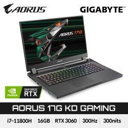 기가바이트 어로스 17G KD i7-11800H/16GB/512GB/RTX3060/300Hz 게이밍 노트북/광시야각 - SSG.COM