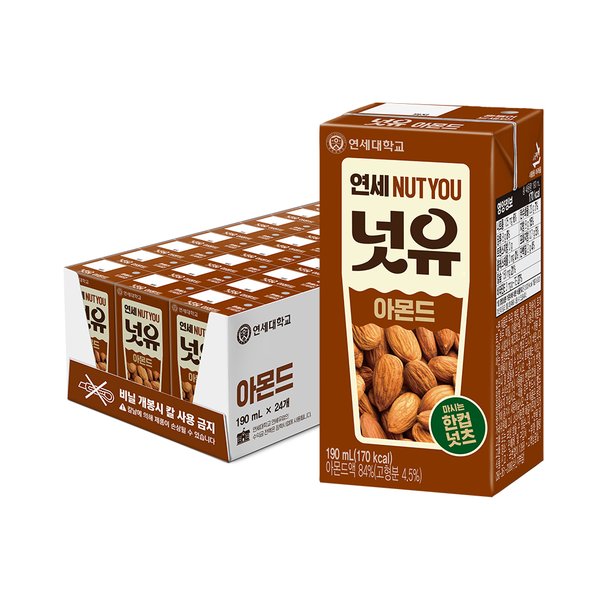 연세 넛유 아몬드 190ml 24입 - SSG.COM