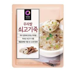 청정원 우리쌀 쇠고기죽 60g - SSG.COM