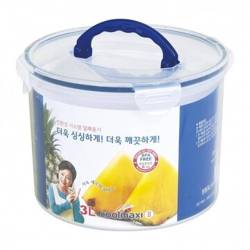 핸들원형 위생 밀폐용기 플라스틱통 13호 3L X ( 2매입 ) - SSG.COM