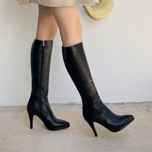 바르노 2type 스틸레토 가보시 롱부츠 8cm 10cm - SSG.COM