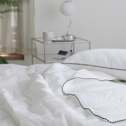 [파르페by알레르망] 블랑 인견서커 여름 차렵이불패드세트 S/SS - SSG.COM