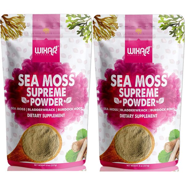 미국 WIXAR 바다 이끼 파우더 분말 스무디 음료 Sea moss 227g 2개 - SSG.COM
