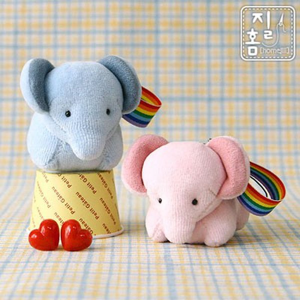 1300K DIY KIT 당나귀귀 코끼리커플 핸드폰줄 - SSG.COM