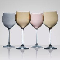 LSA 폴카 메탈릭 와인잔4P SET - SSG.COM