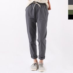 [sado]여성 커플린넨여름9부바지 허리밴딩[4563] - SSG.COM