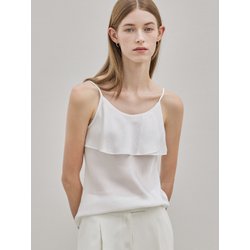Silky Sleeveless Blouse_White - SSG.COM