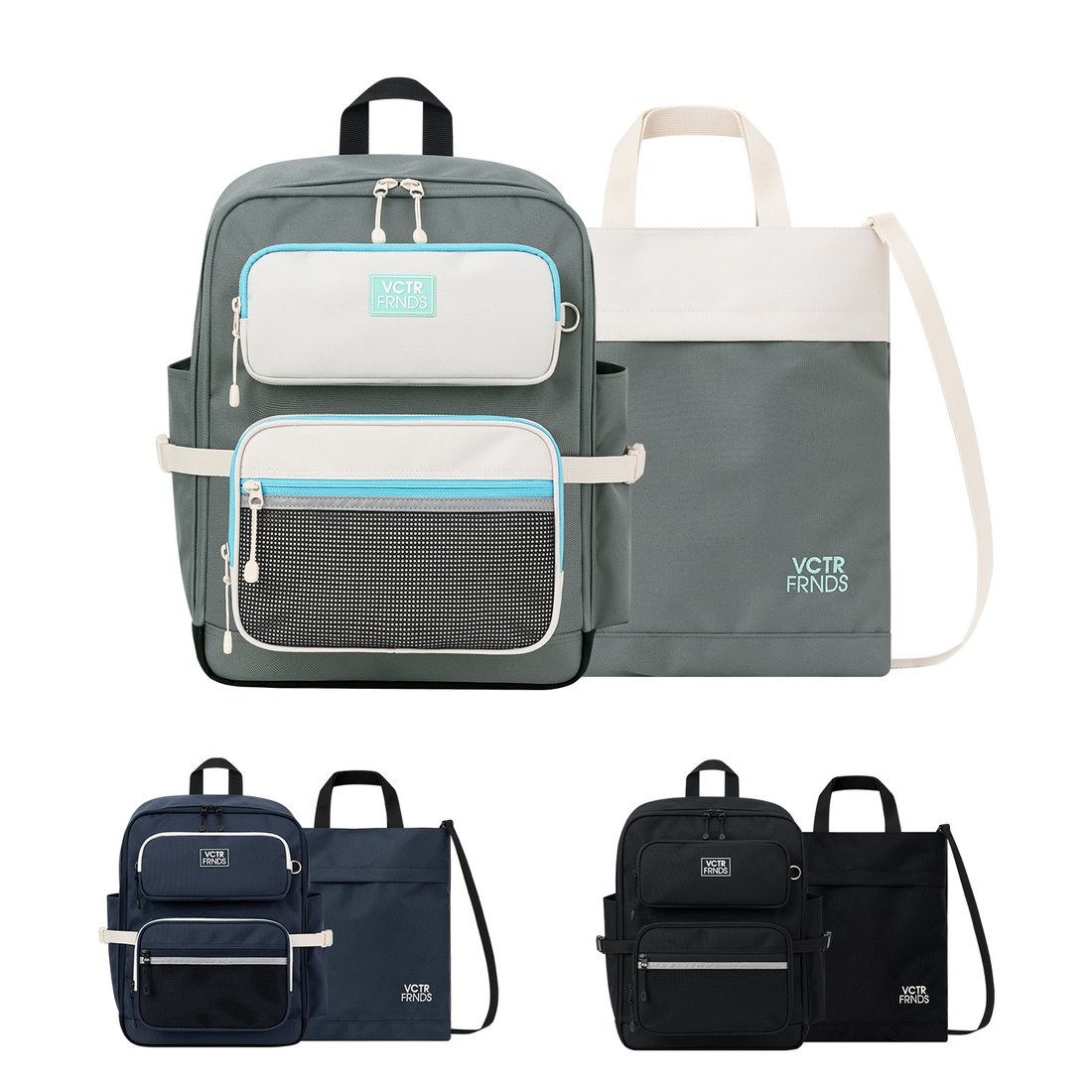 [고학년 책가방 2종세트] 책가방+보조가방 점프업 (V24B06-2SET), 믿고 사는 즐거움 SSG.COM