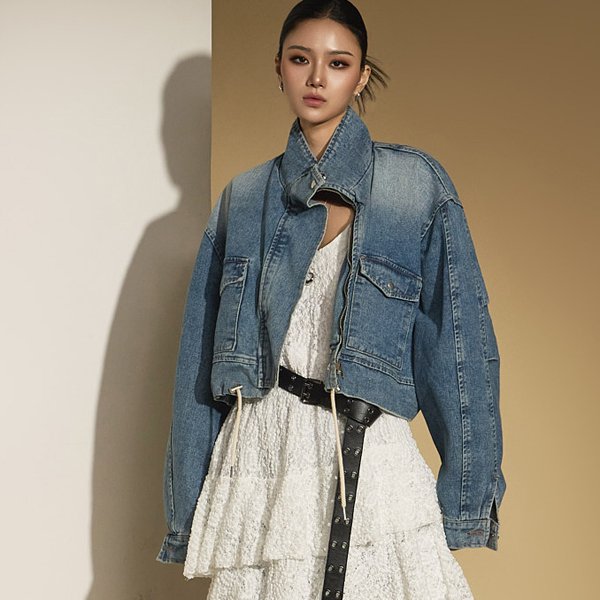 [딘트] J2619 데님 점퍼 - SSG.COM