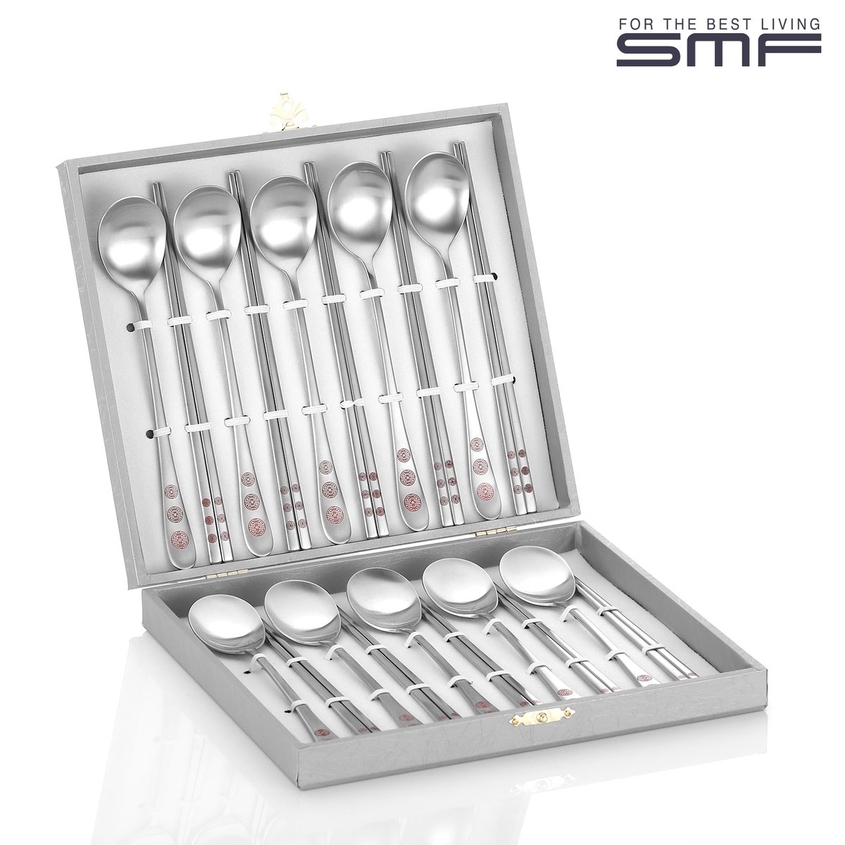 완자 홍 세라믹 수저세트 10P - SSG.COM