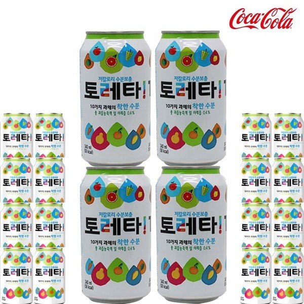 코카콜라 토레타 아쿠아리우스 이온음료 340ml x24캔_P301883542 - SSG.COM