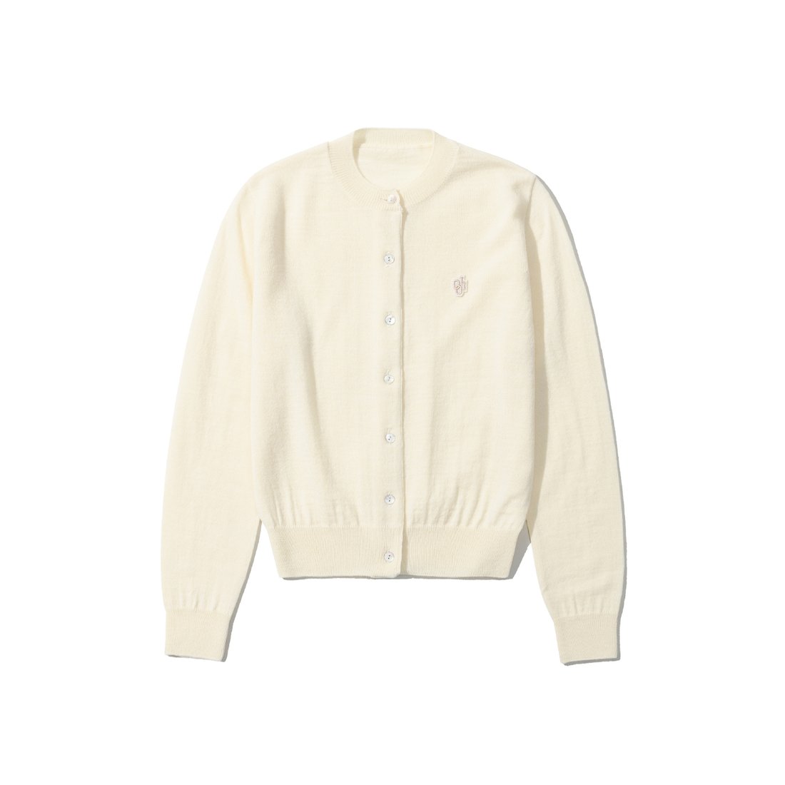 2022 BASIC PATCH KNIT CARDIGAN (WOMEN) [CREAM], 신세계백화점