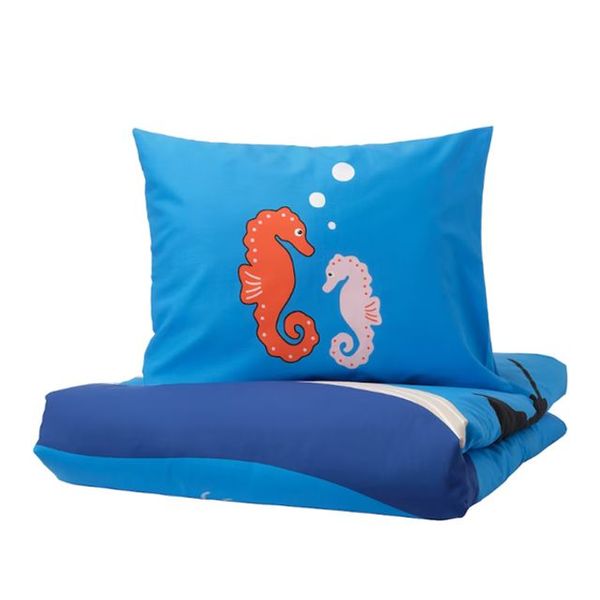이케아 이불커버세트 S 해양동물 패턴 205.210.80 - SSG.COM