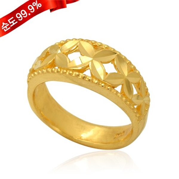 여자 순금 반지 11.25g 24K [꽃잎컷팅] - SSG.COM