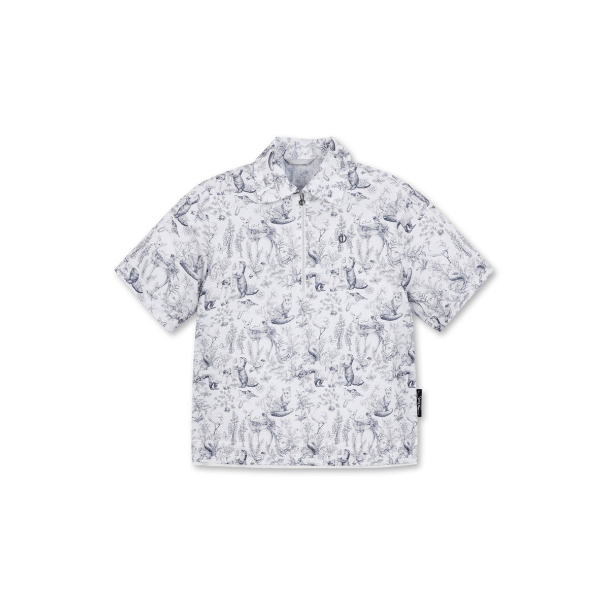 [ONLINE EXCLUSIVE] THE ELYSEE FOREST HALF-SLEEVE ZIP-UP_NWTCM23601GYX ...