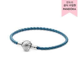 [백화점 보증서 제공] 모멘츠 씨쉘 클라습 터쿼이스 브리디드 레더 브레이슬릿 _598951C01 - SSG.COM