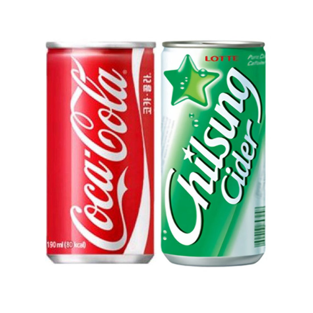 꼬마캔 조합 코카콜라 190ml 30캔+칠성사이다 190ml 30캔, 믿고 사는 즐거움 SSG.COM