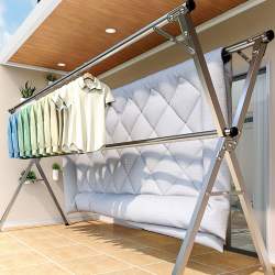 공간활용 접이식 길이조절 빨래건조대 (2.4m) - SSG.COM