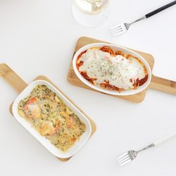 우드 그라탕기 받침 세트 (2Type) - SSG.COM