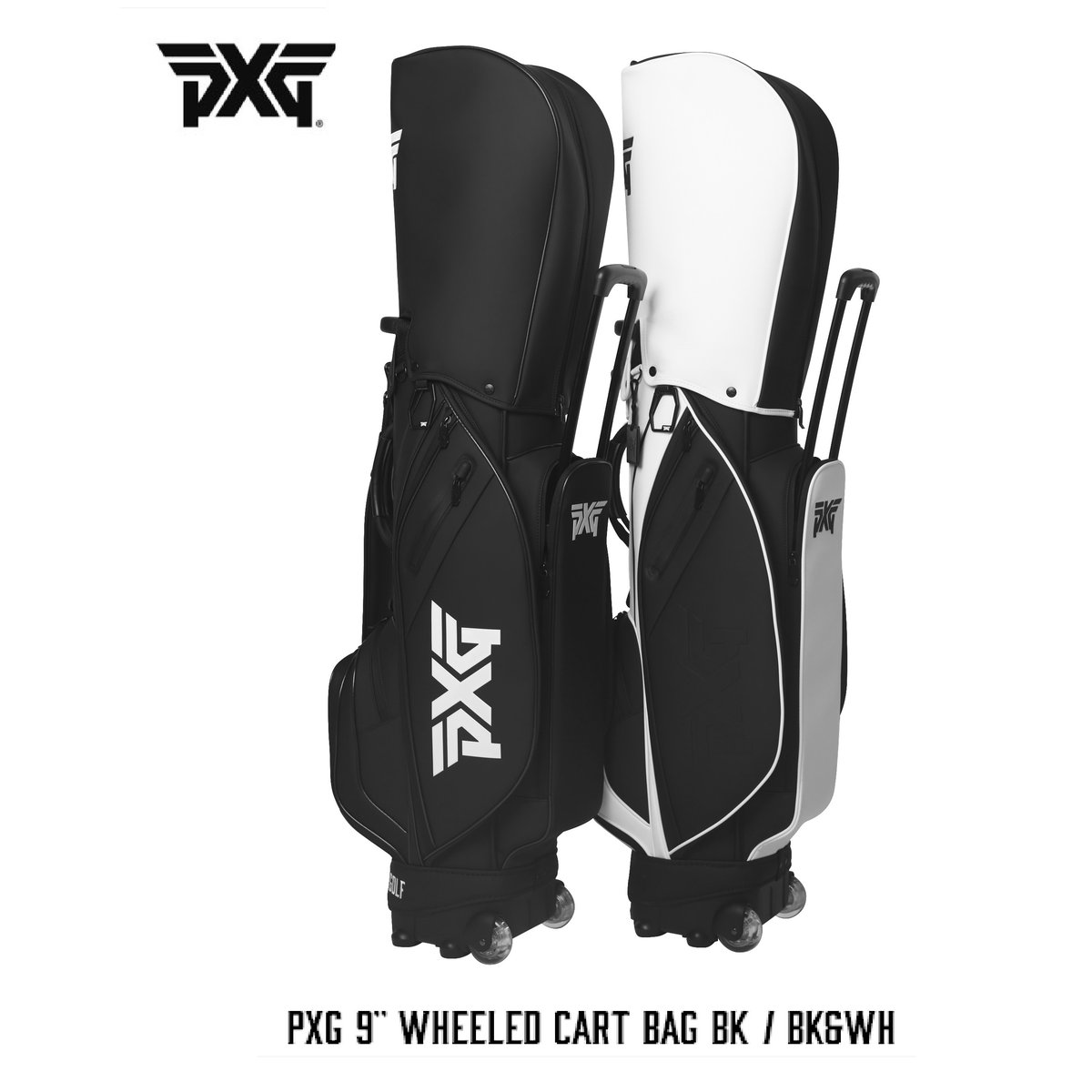 [정품] PXG 9 WHEELED CART BAG 9인치 휠 캐디백 골프가방 - SSG.COM