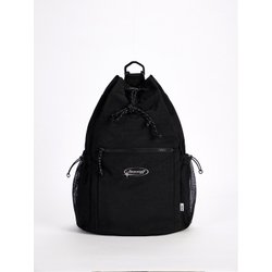 Washed Nylon Draw String Backpack_Black - SSG.COM