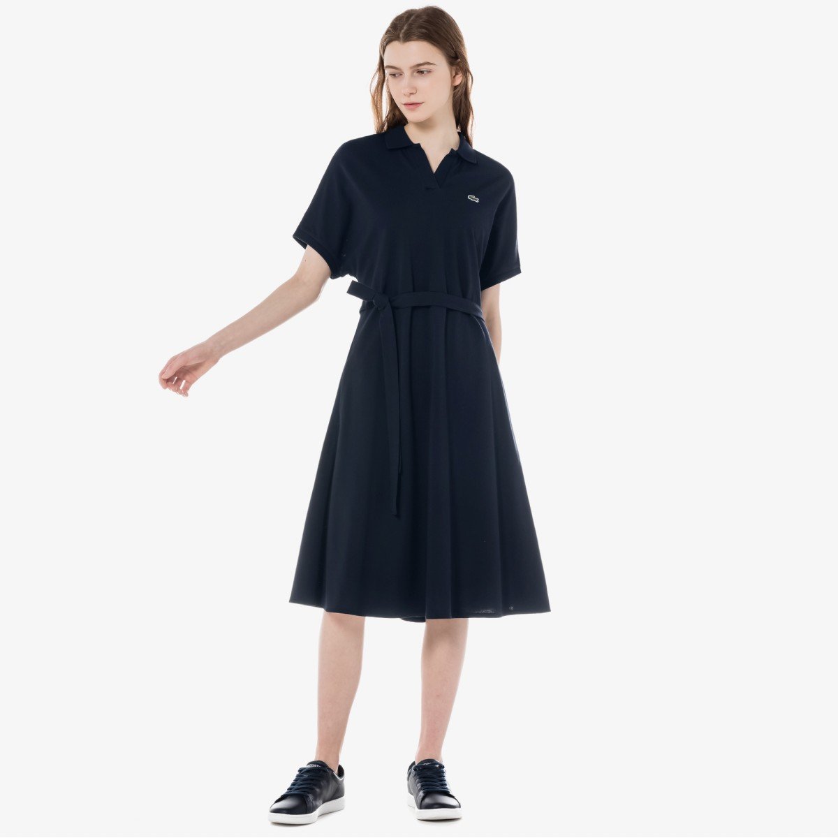 여성 오픈 카라 반팔 폴로 원피스 EF404E-53G HDE - SSG.COM