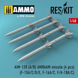 CGRS48-0086 1대48 AIM-120 암람 미사일 4개 포함 - F-15A/C/D/E, F-16A/C, F/A-18A/C - SSG.COM