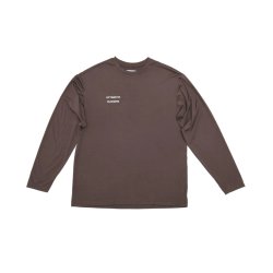[Optimistic Runners oversize longsleeve] 옵티미스틱 러너스 롱슬리브 러닝 티셔츠 Brown ...
