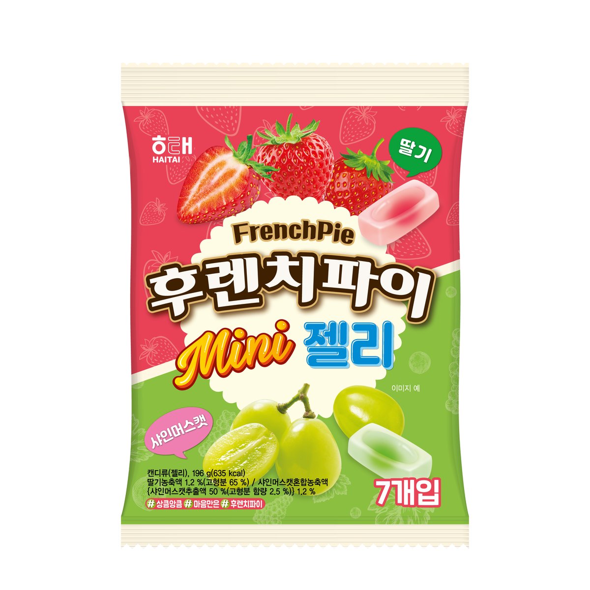 해태 후렌치파이미니젤리196g - SSG.COM