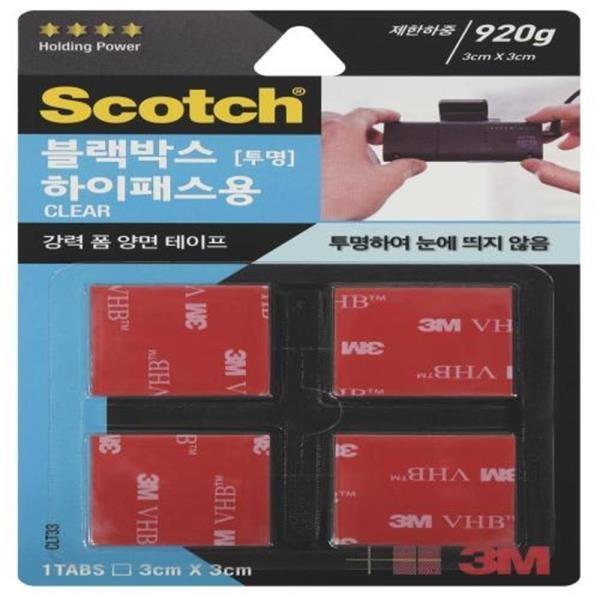강력 자동차 투명 폼 양면테이프 EA 3M CLT33 30mm 1mm 30mm X ( 2매입 ) - SSG.COM