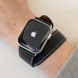 애플워치 고급 더블 가죽 스트랩 (38/40mm) - SSG.COM