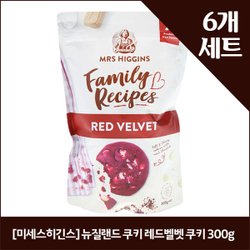 미세스히긴스 뉴질랜드 쿠키 레드벨벳 쿠키 300g x6 - SSG.COM