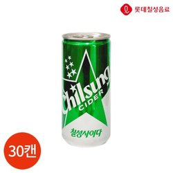롯데 칠성사이다 210ml x 30캔 - SSG.COM