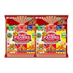 [해외직구] 긴비스 미니 아스파라거스 비스킷 모음 27입 657g 2팩 GINBIS MINI ASPARAGUS BISCUITS ...