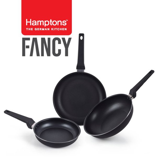 햄튼 팬시 다이아몬드 5중코팅 프라이팬 3종 20cm + 28cm + 궁중팬 28cm - SSG.COM