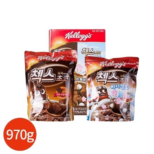 켈로그 첵스 초코 콤보 오리지날 570g 마시멜로 400g - SSG.COM