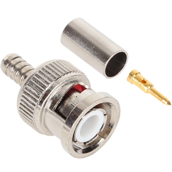 [NM-BNC02(낱개)] NETmate NM-BNC02 BNC 3C 압착 커넥터(50Ω/낱개) - SSG.COM