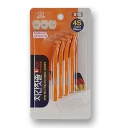 유한 치간 칫솔 이빨 플라그 제거 L형 8p X ( 2매입 ) - SSG.COM