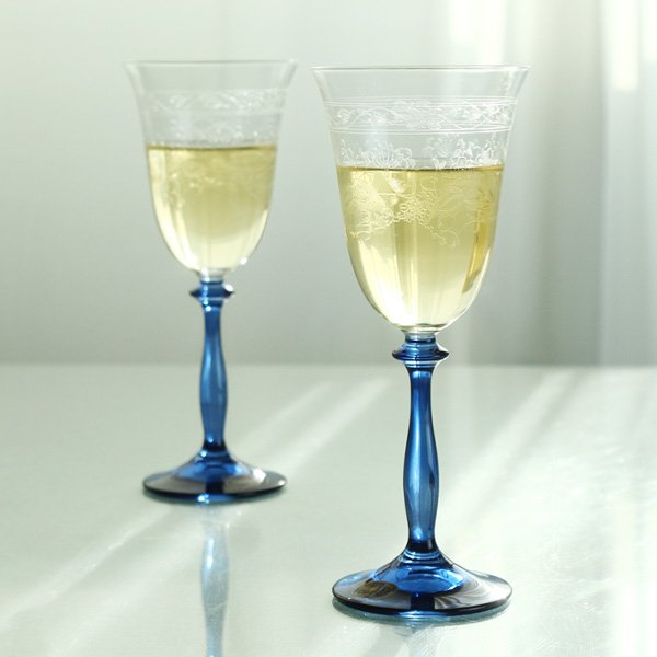 크리스탈렉스 쯔비벨무스터 안젤라 화이트와인잔 250ml(2P세트) - SSG.COM