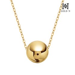 골드앤 14K 심플 골드볼 5mm 목걸이 YG - SSG.COM