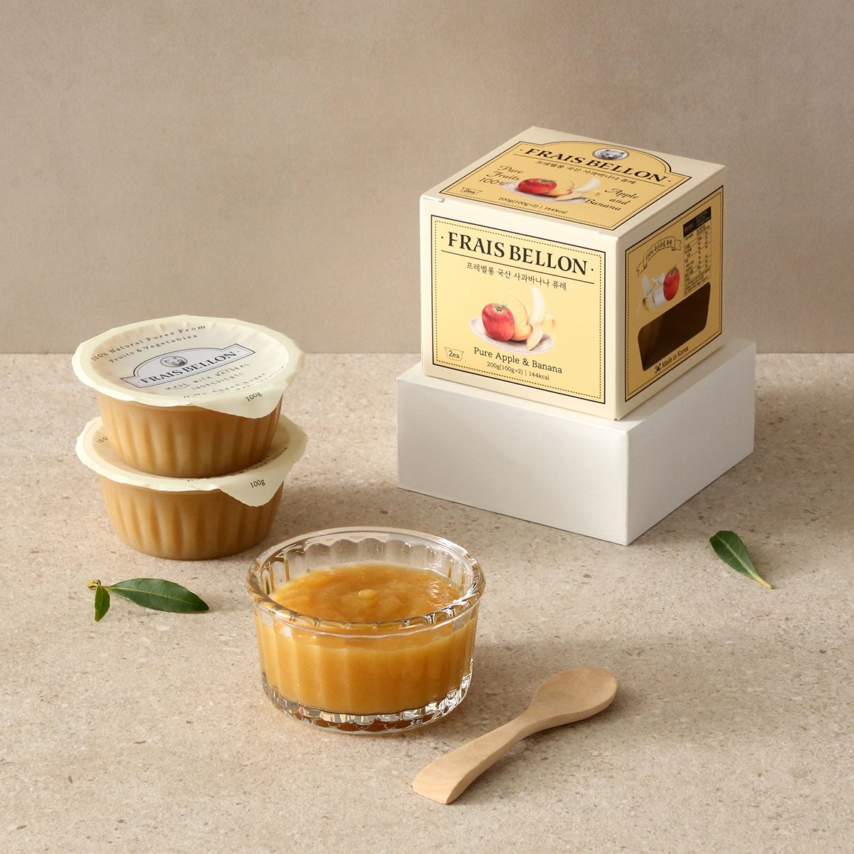 프레벨롱 국산 사과바나나 과일퓨레 1팩(100g x 2ea) - SSG.COM